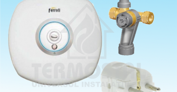 BOILER ELECTRIC BRAVO 15L, 1,5kW, CU CONEXIUNE DE SUS